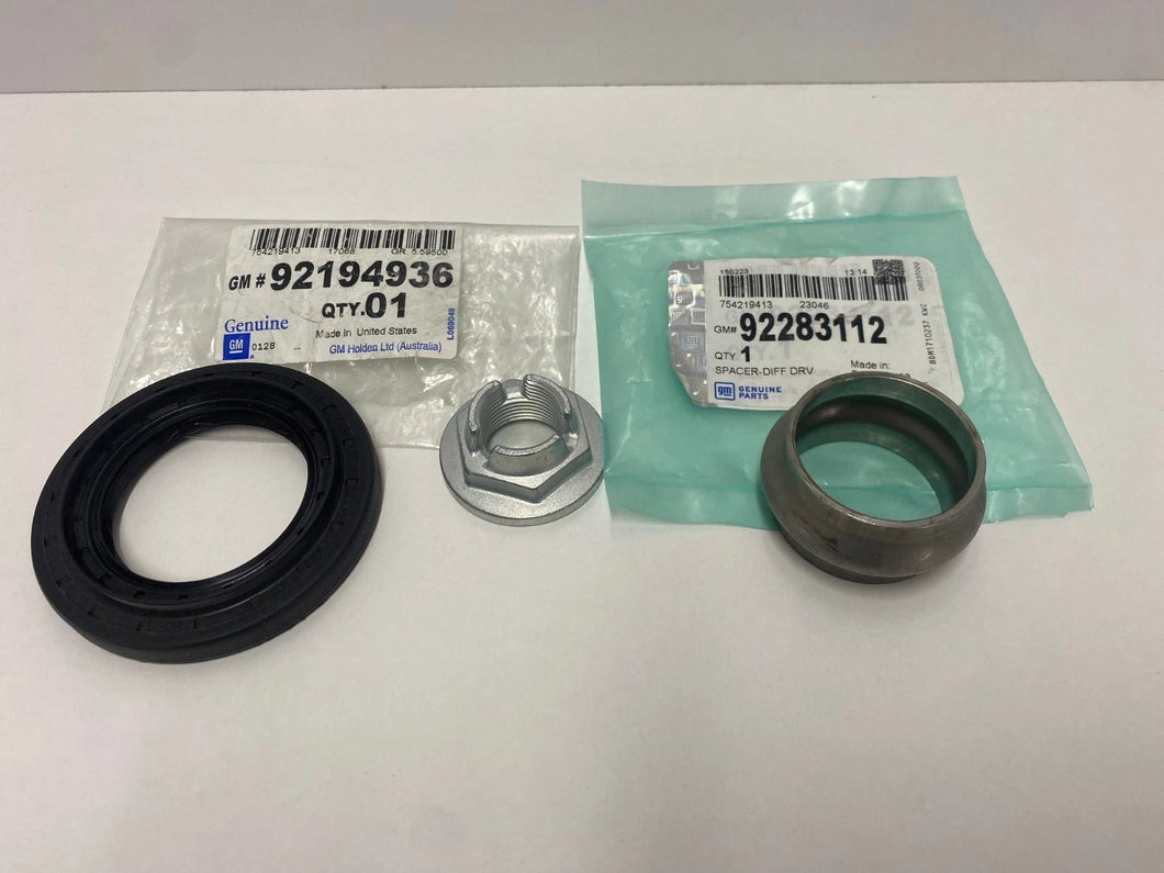 Genuine GM Holden VE VF WM WN Diff Pinion Nut- Seal- Collapsable Space ...