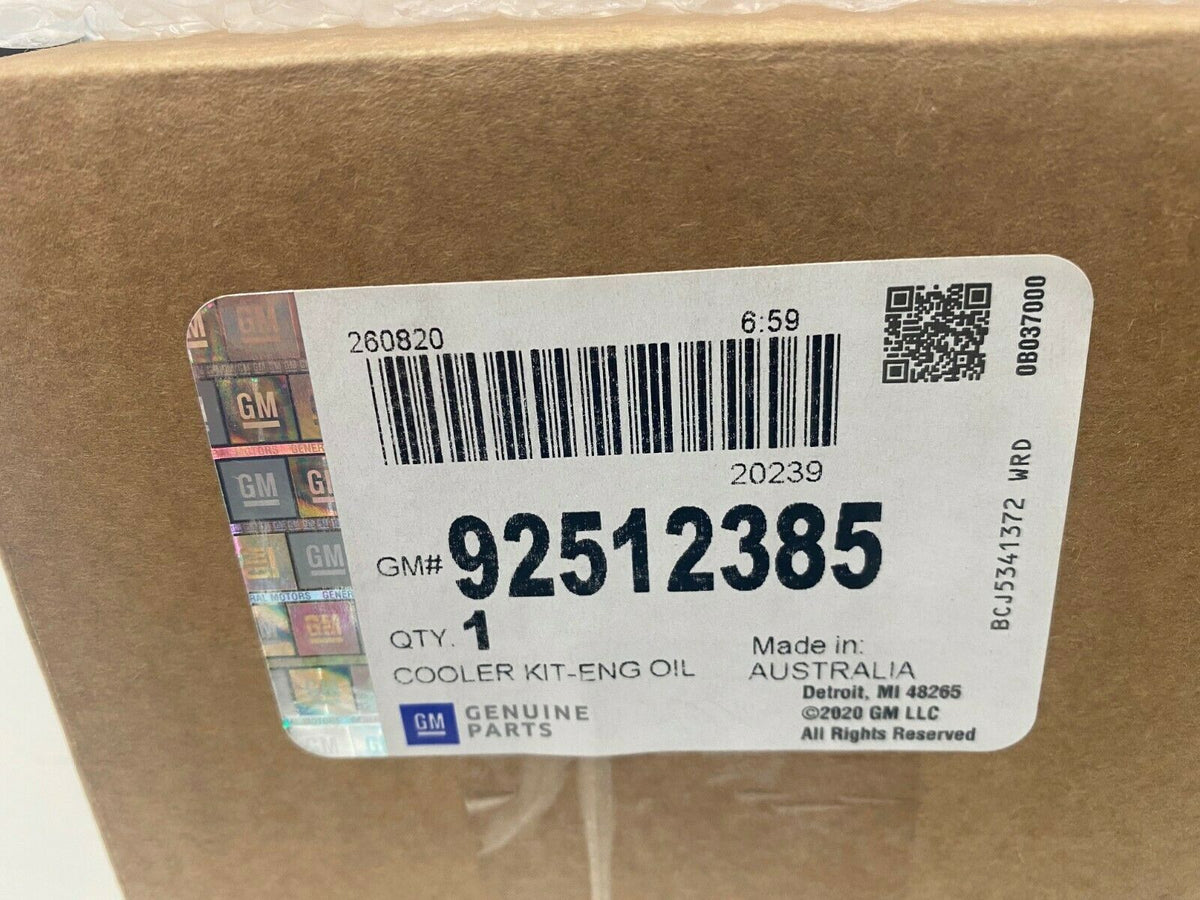 Genuine Holden Cruze Petrol 1.8 Litre " Engine Oil Cooler Kit" – Auto ...